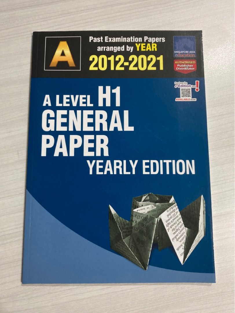 A Level GP TYS with answers, Hobbies & Toys, Books & Magazines ...