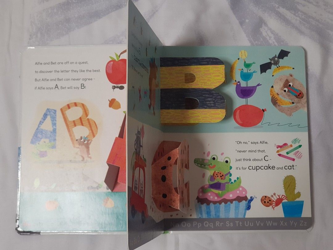 ABC Alphabet Pop-Up Book, Hobbies & Toys, Books & Magazines, Children's Books on Carousell