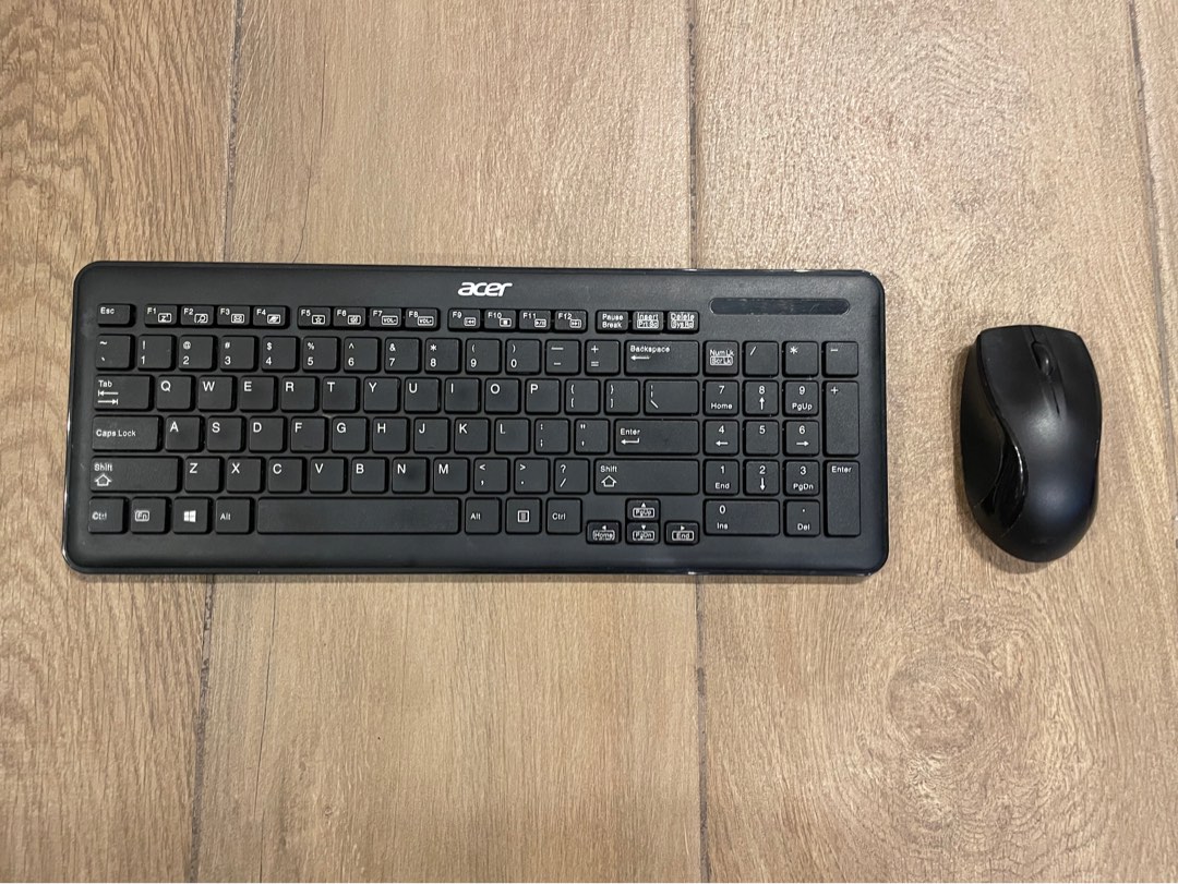 Acer Wireless Keyboard And Mouse Pair Computers And Tech Parts And Accessories Computer Keyboard On