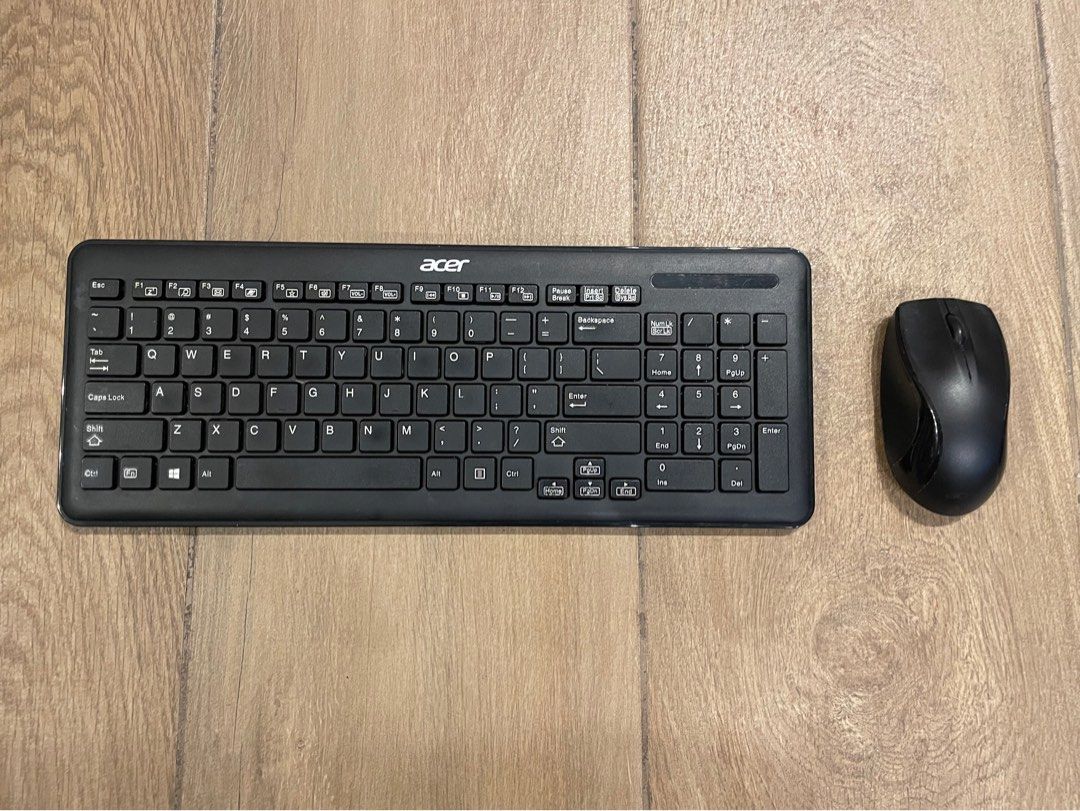 Acer Wireless Keyboard And Mouse Pair Computers And Tech Parts And Accessories Computer Keyboard On