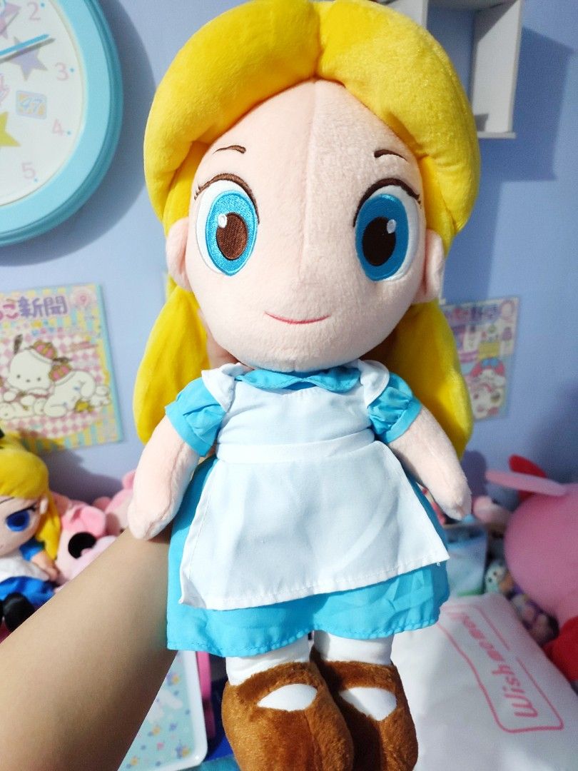 Alice in Wonderland plush, Hobbies & Toys, Toys & Games on Carousell