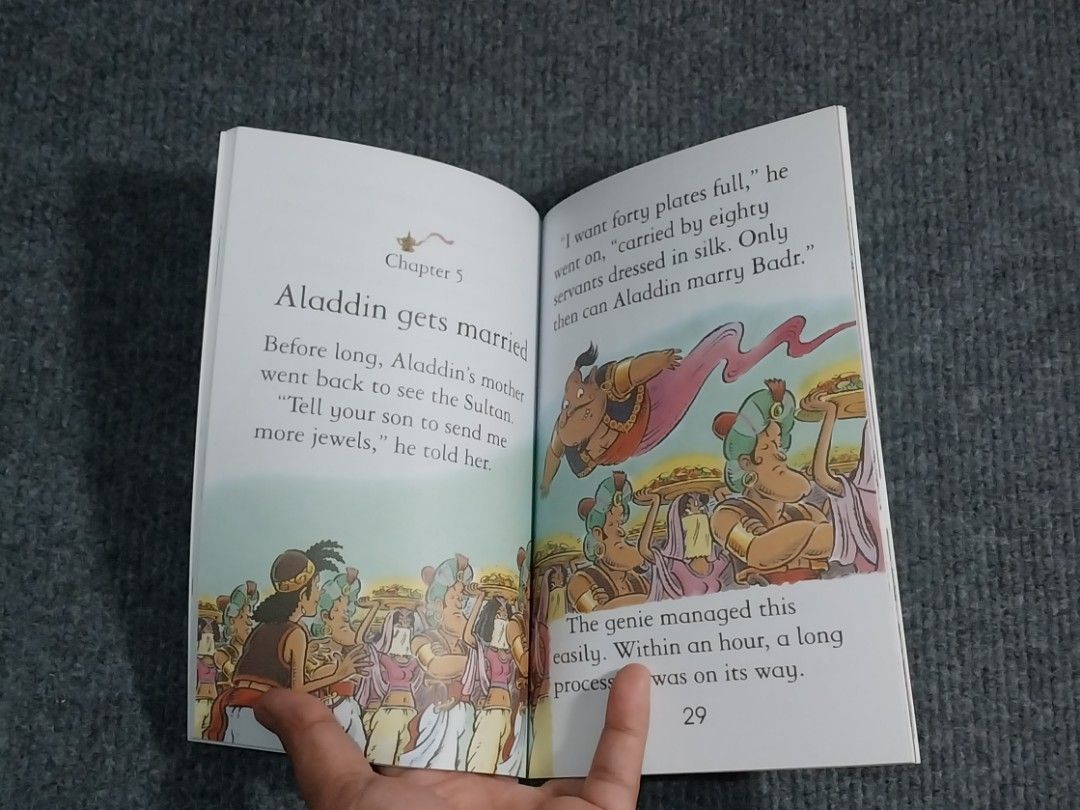 ALADDIN AND HIS MAGICAL LAMP Usborne, Hobbies & Toys, Books & Magazines ...