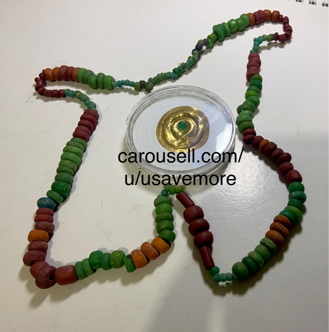 Ancient Philippines Excavated Gold Pendant and Precolonial Clay and ...