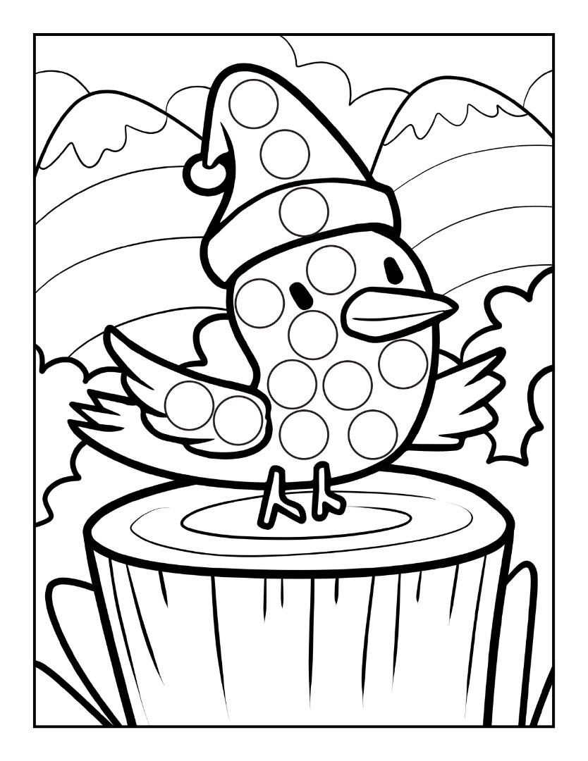 Animal dot coloring pages for kids, Hobbies & Toys, Stationary & Craft ...