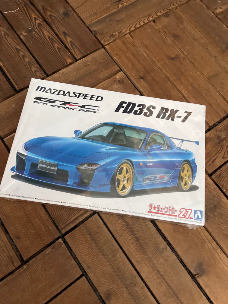 Aoshima 1/24 MAZDASPEED GTC FD3S RX-7, 興趣及遊戲, 玩具 & 遊戲類 - Carousell