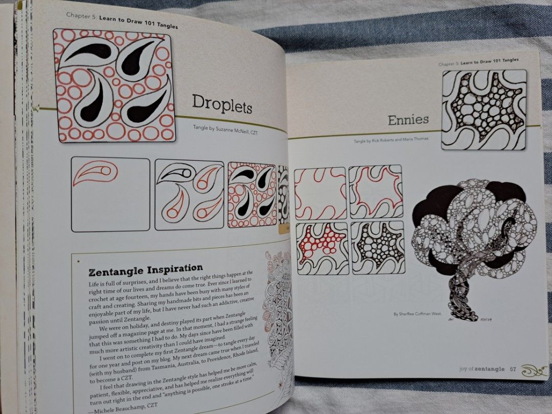 Assorted Books of Zentangle, Hobbies & Toys, Books & Magazines ...