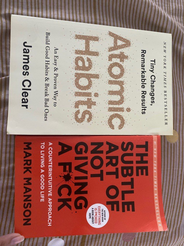 Atomic Habits The Subtle Art Of Not Giving A F Ck Hobbies And Toys