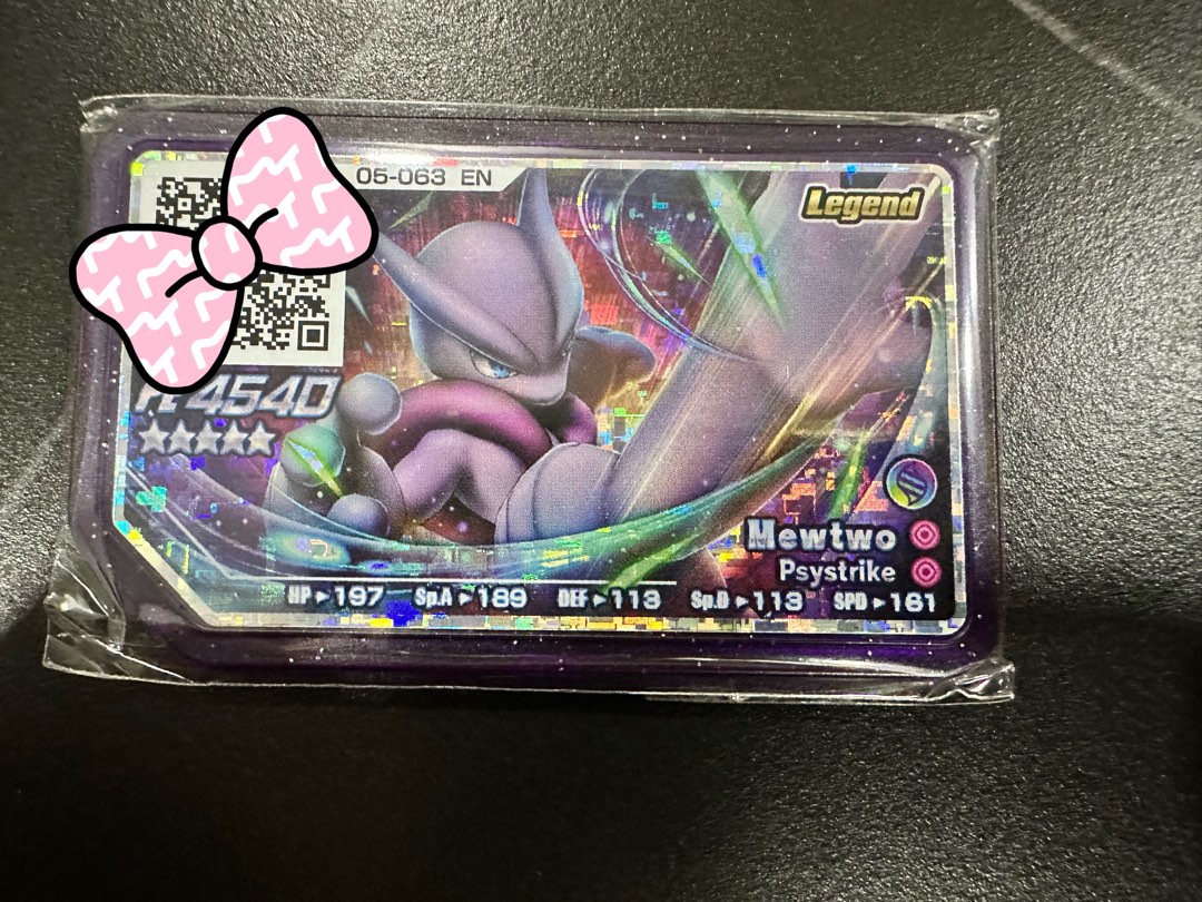 Authentic Brand New Pokémon Gaole legend 1 - 5 ⭐️ Mewtwo X, Hobbies ...