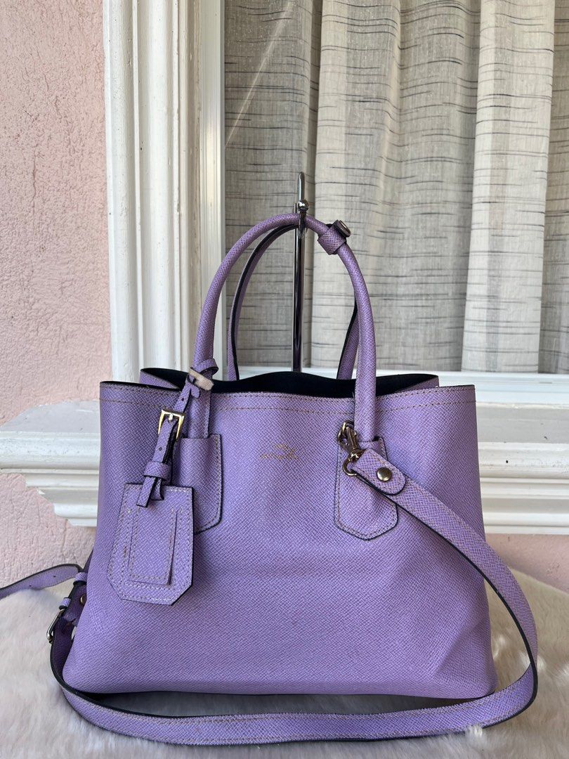 Authentic ROOTY 2-way Leather Bag in Lilac, Women's Fashion, Bags ...