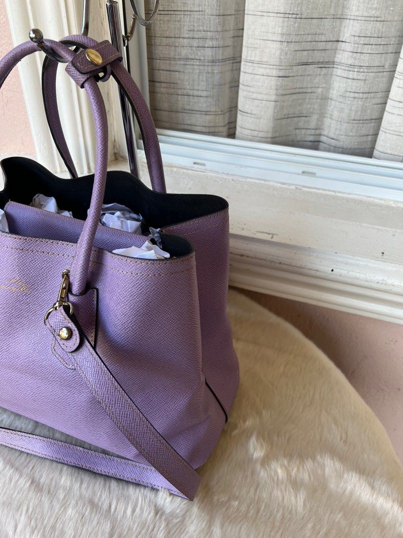 Authentic ROOTY 2-way Leather Bag in Lilac, Women's Fashion, Bags ...
