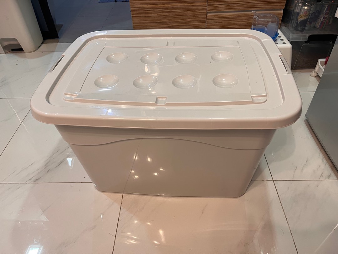Big plastic Storage Box, Furniture & Home Living, Home Improvement ...