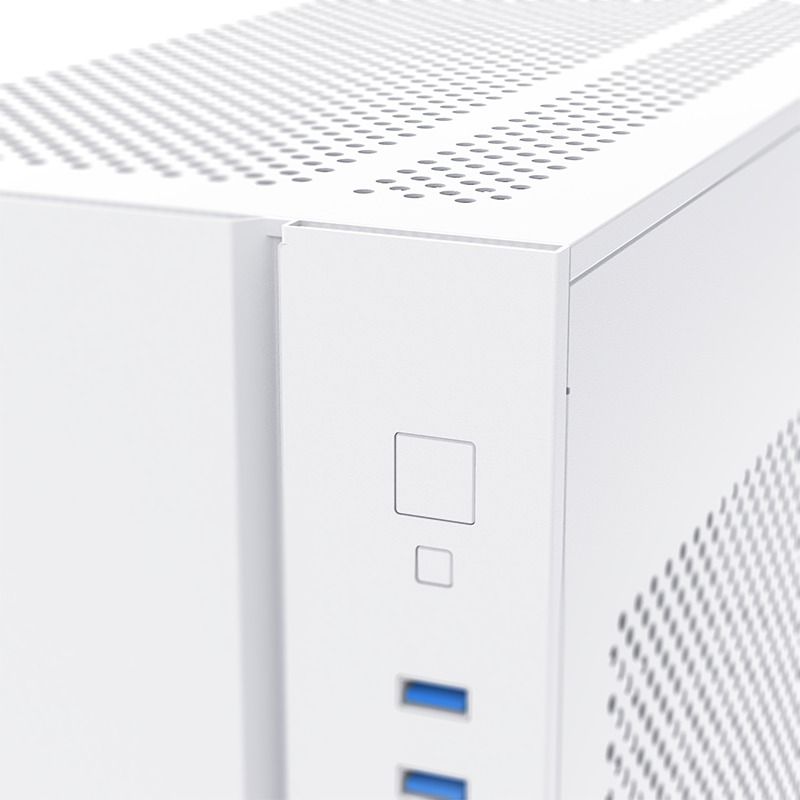 BNIB MONTECH SKY ONE MINI SMALLEST MATX PC CASE CHASSIS BLACK / WHITE ...