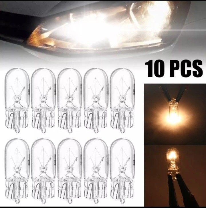 Brand New 10 pcs X T10 Halogen Warm White Light Bulb For Toyota Hiace ...