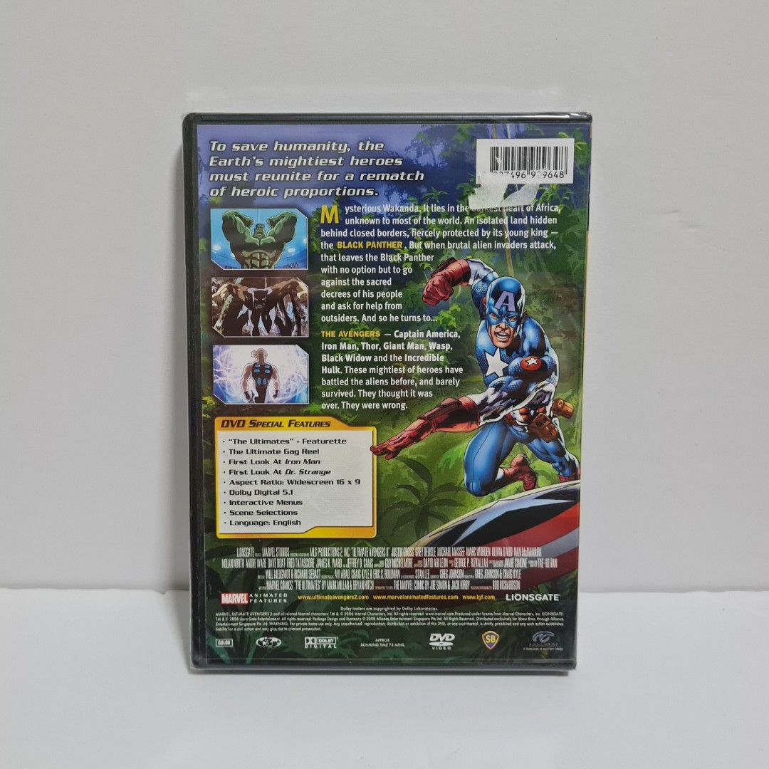 [Brand New] Marvel Animated Ultimate Avengers 2 - Rise of the Panther ...
