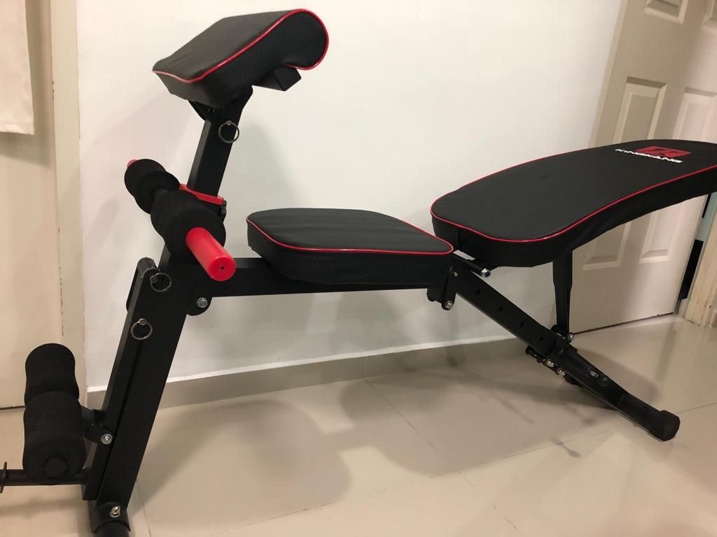 Brand New Premium Foldable Workout / Gym / Exercise Bench with Foot ...