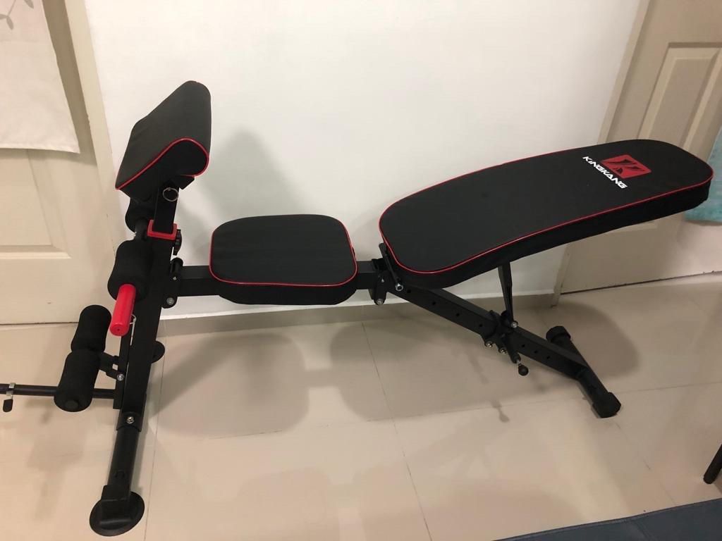 Brand New Premium Foldable Workout / Gym / Exercise Bench with Foot ...