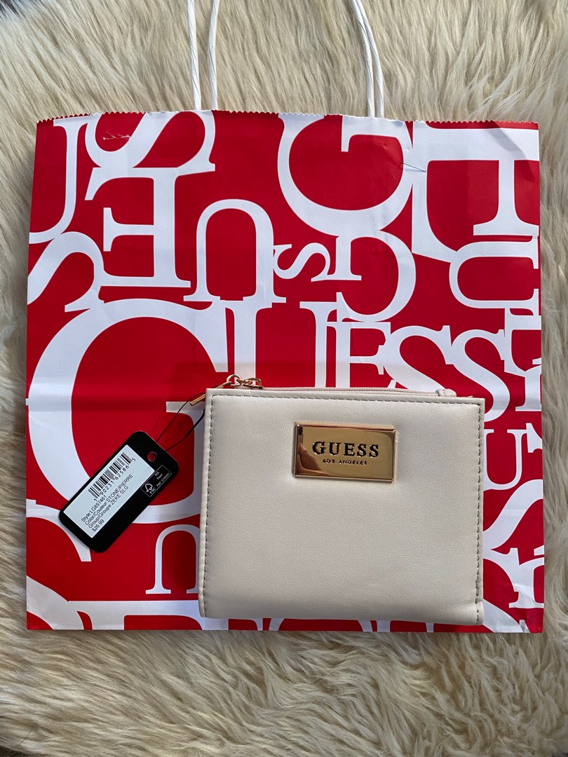 BRANDNEW GUESS WALLET WITH TAG AND PAPERBAG, Women's Fashion, Bags ...