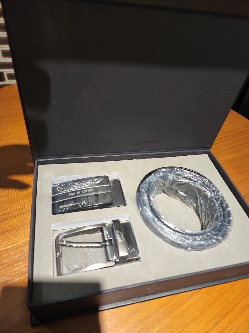 Braun Buffel Belt Gift set, Men's Fashion, Watches & Accessories, Belts ...