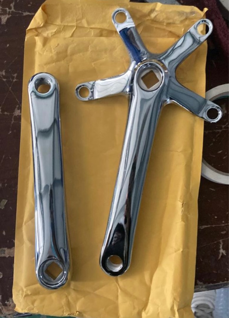 Brompton chrome stock crank and brake caliper, Sports Equipment ...