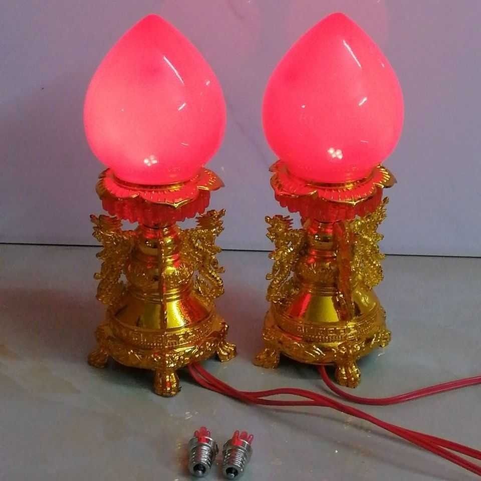 Buddha God Table Lamp 神台灯 Lotus Light Led Light Offering Worship Lamp ...