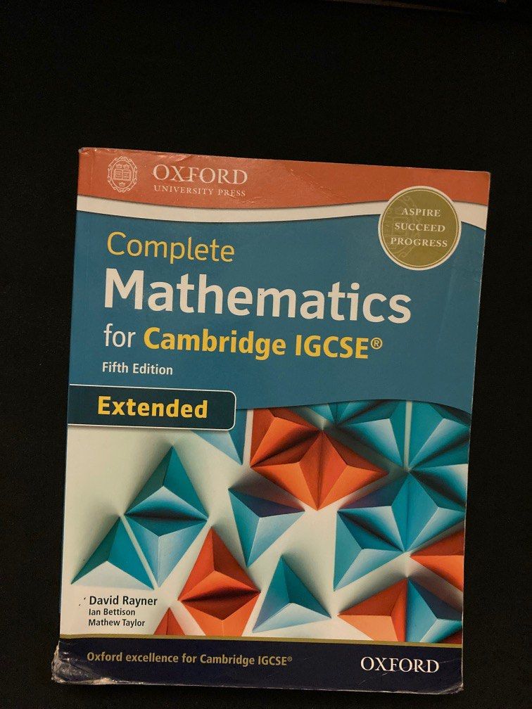 Cambridge IGCSE Mathematics Extended Fifth Edition, Hobbies & Toys ...