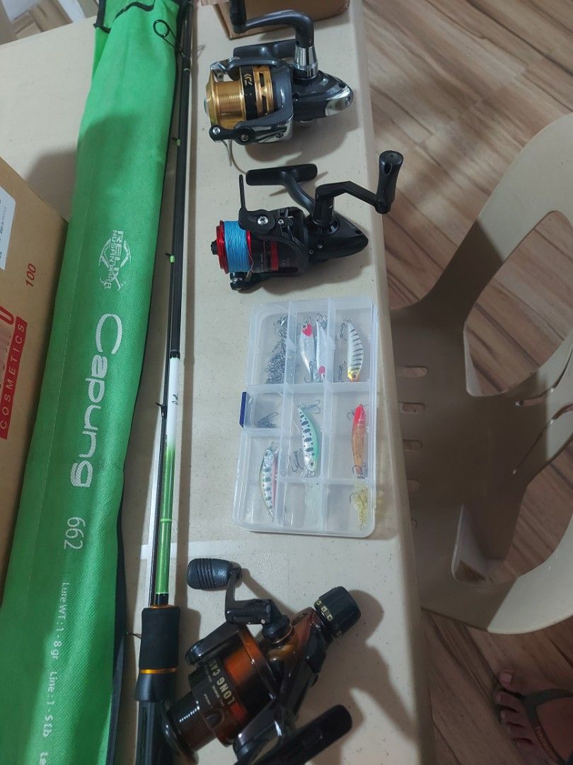 Capung 662, reels and lure etc, Sports Equipment, Fishing on Carousell