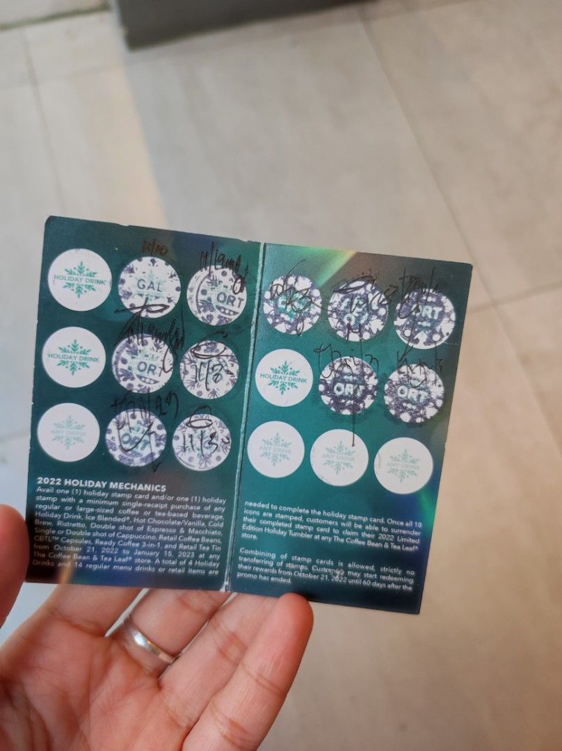 CBTL Stamp Card, Hobbies & Toys, Memorabilia & Collectibles, Stamps ...