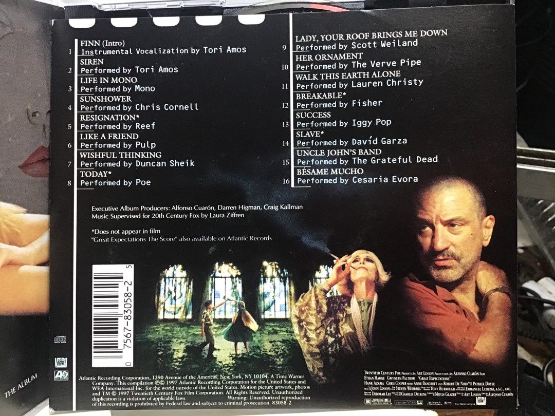 CD Great Expectations OST - Pulp Scott Weiland Tori Amos OOP Anubis 90s ...