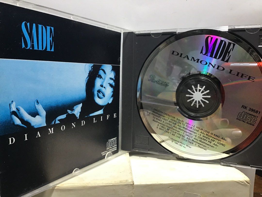 CD Sade - Diamond Life OOP 1985 ORIGINAL Portrait PRESS Anubis Jazz ...