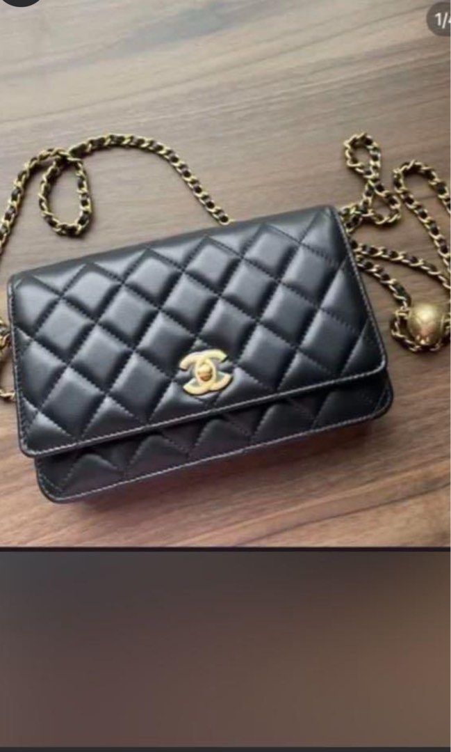 Chanel Pearl Crush Woc, Luxury, Bags & Wallets on Carousell
