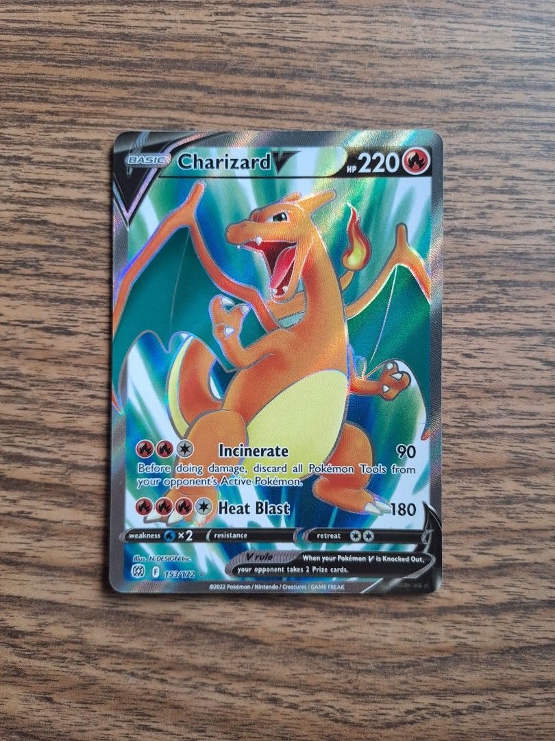 Charizard FA Full Art Ultra Rare Pokemon Card Brilliant Stars, Hobbies ...