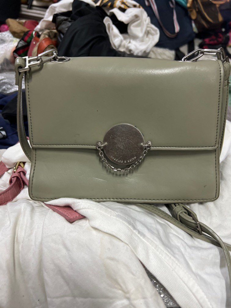 CHARLES & KEITH WOMEN SLING BAG SIZE 8x6x2 inches BP 341, Women's Fashion, Bags & Wallets, Cross ...