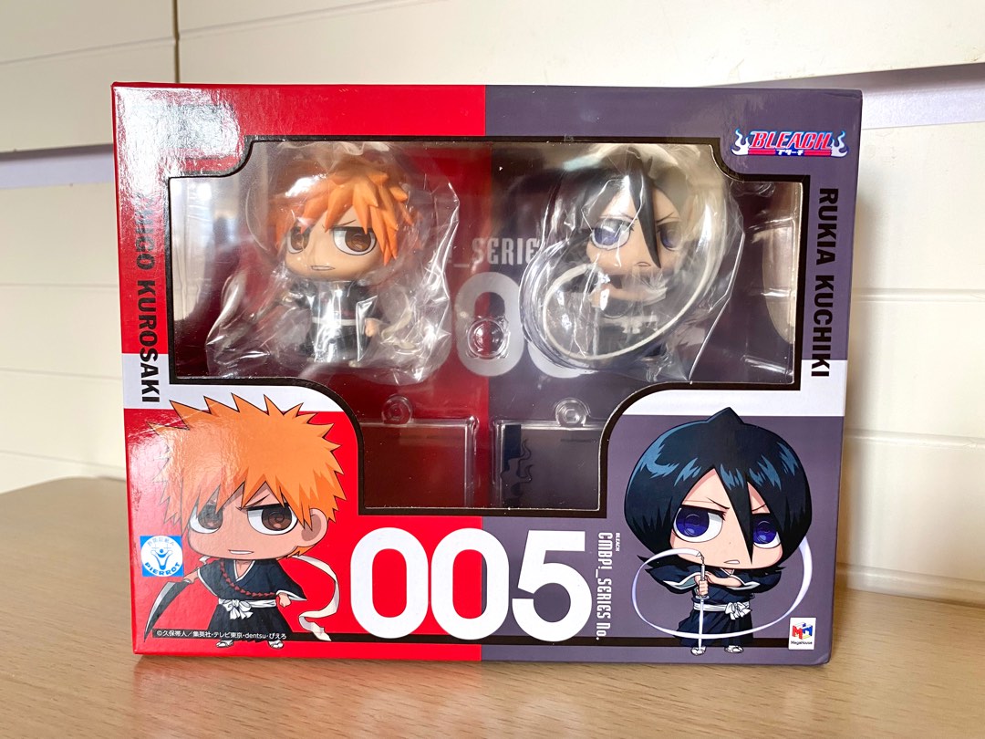 Chimi Mega Buddy Series! No.005 死神 Bleach Ichigo & Rukia Death Set, 興趣及遊戲, 玩具 & 遊戲類 - Carousell