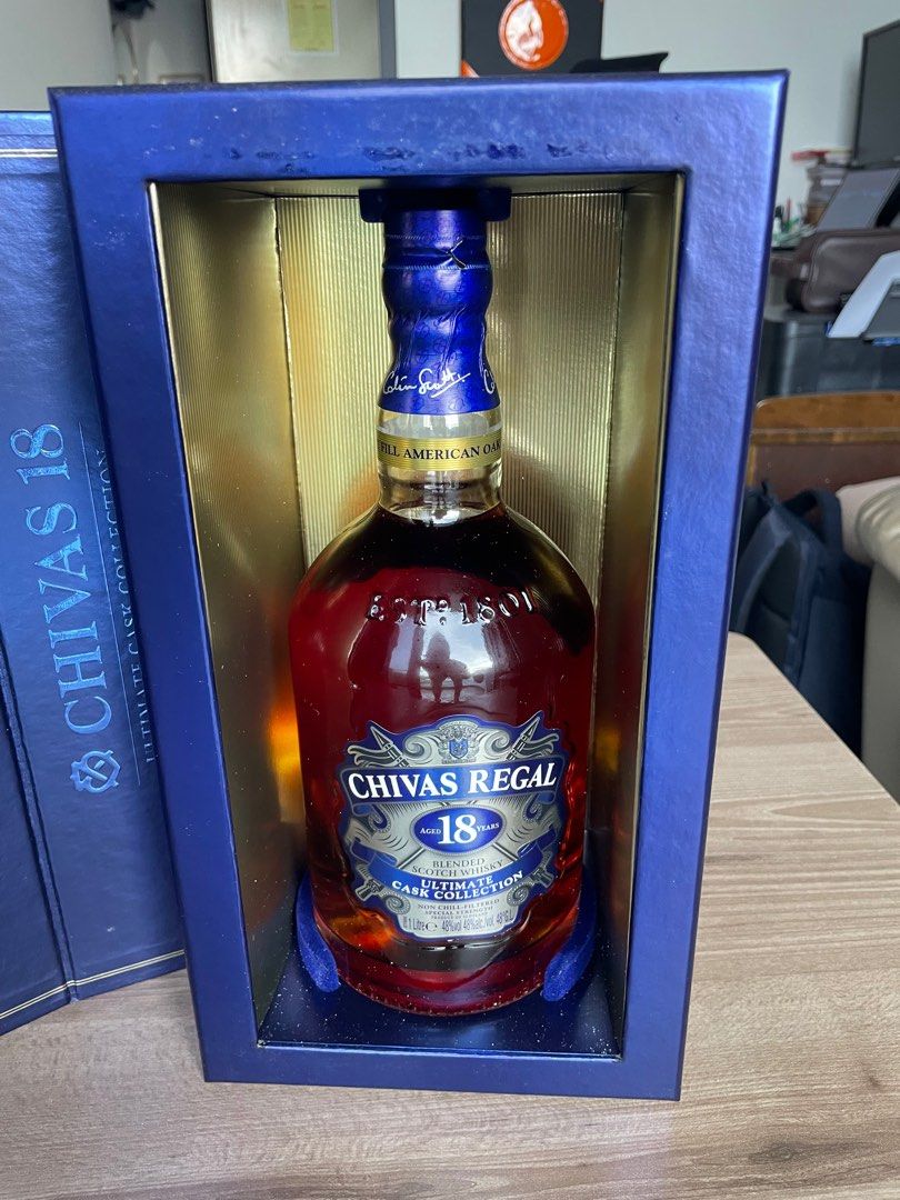 Chivas Regal 18 Years (Ultimate Cask Collection), Food & Drinks ...