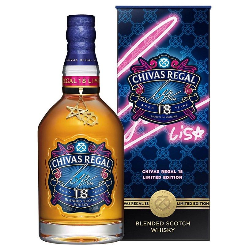 CHIVAS REGAL X LISA 18 YEARS OLD LIMITED EDITION 1000ML 40%, Food ...