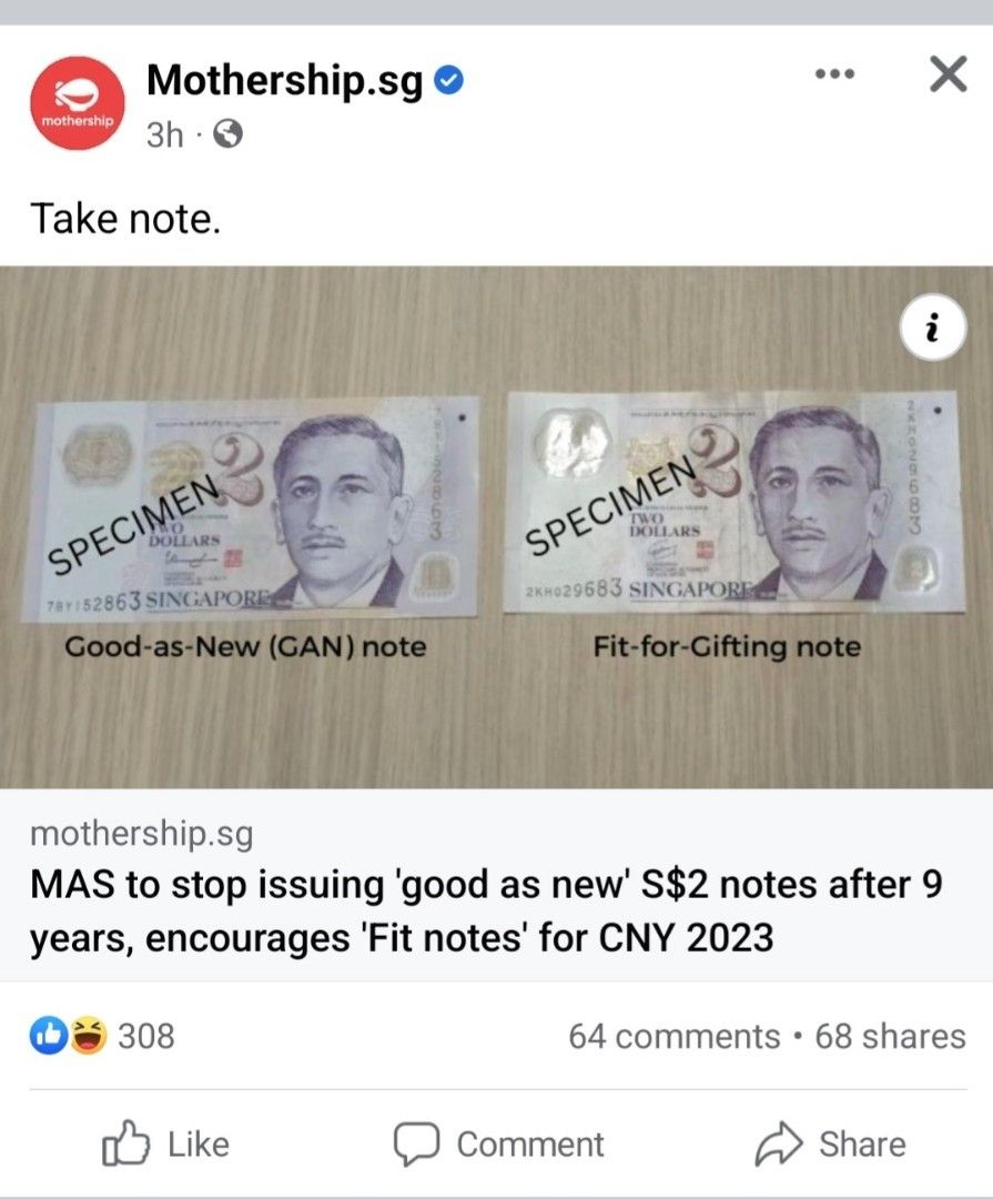 CNY 2023 new notes, Hobbies & Toys, Memorabilia & Collectibles ...