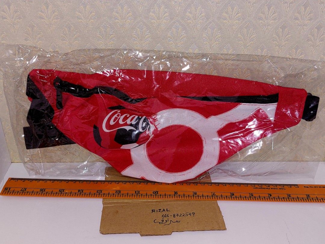 COCA COLA Coke Bag Pouch Waist Beg Demam Fifa World Cup Ball, Hobbies ...