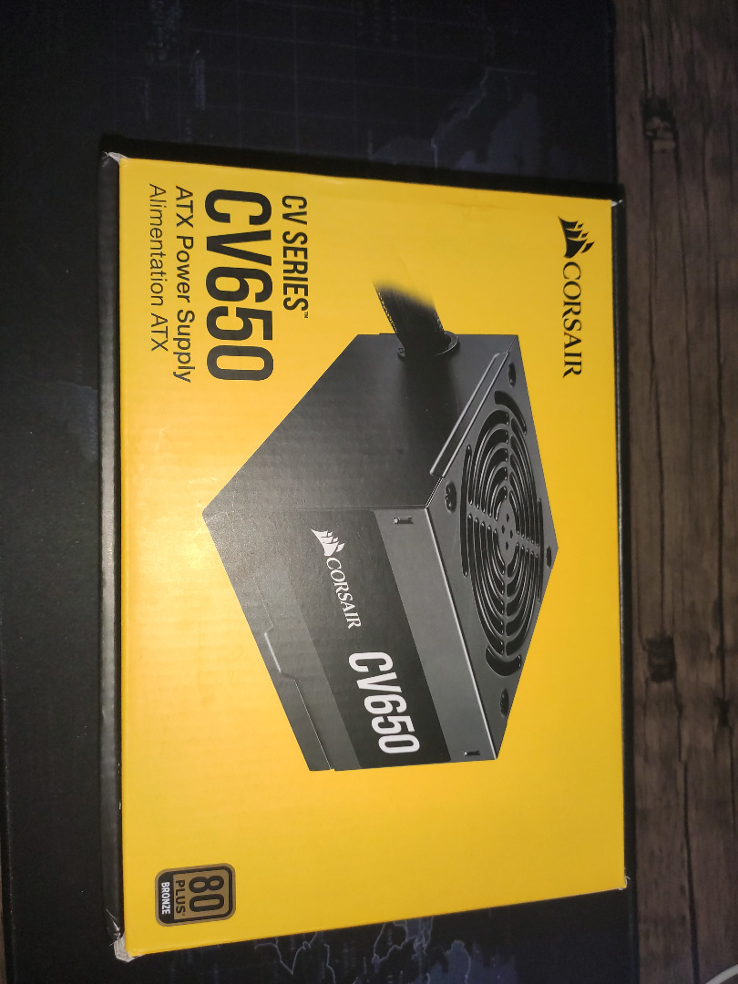 Corsair CV650 ATX PSU, Computers & Tech, Parts & Accessories, Computer ...