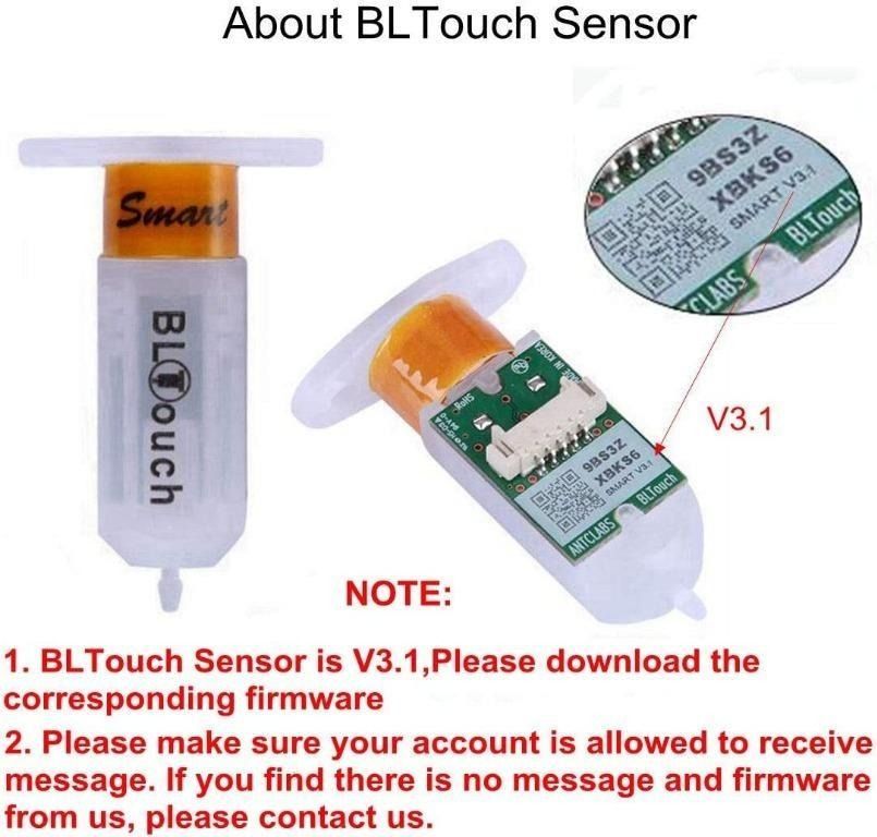 Creality 3D Upgraded BLTouch Auto Bed Leveling Sensor Kit for Ender-3,Ender-3s,Ender-3 Pro,CR-10 ...