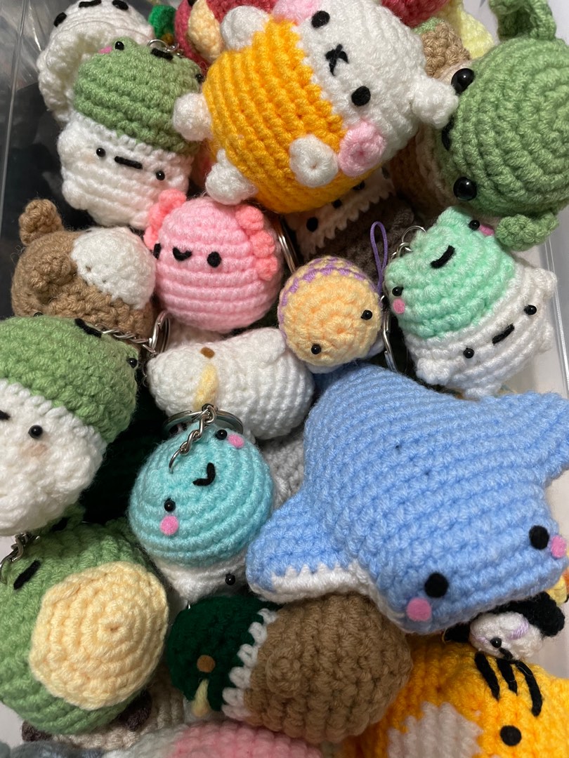 crochet keychains / plushies, Hobbies & Toys, Stationery & Craft ...