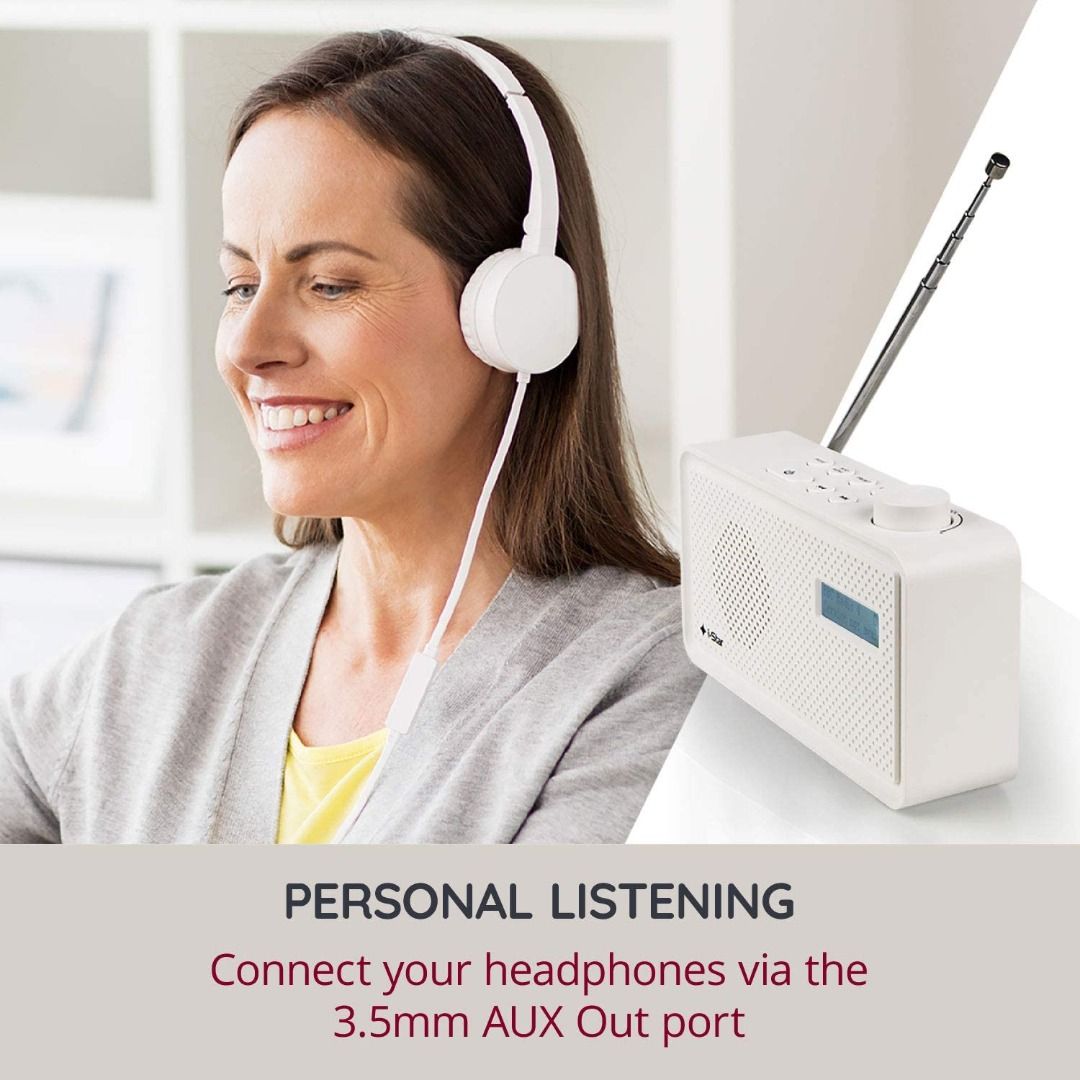 DAB/DAB Digital+ & FM Radio, Portable Mains and Battery Powered DAB ...