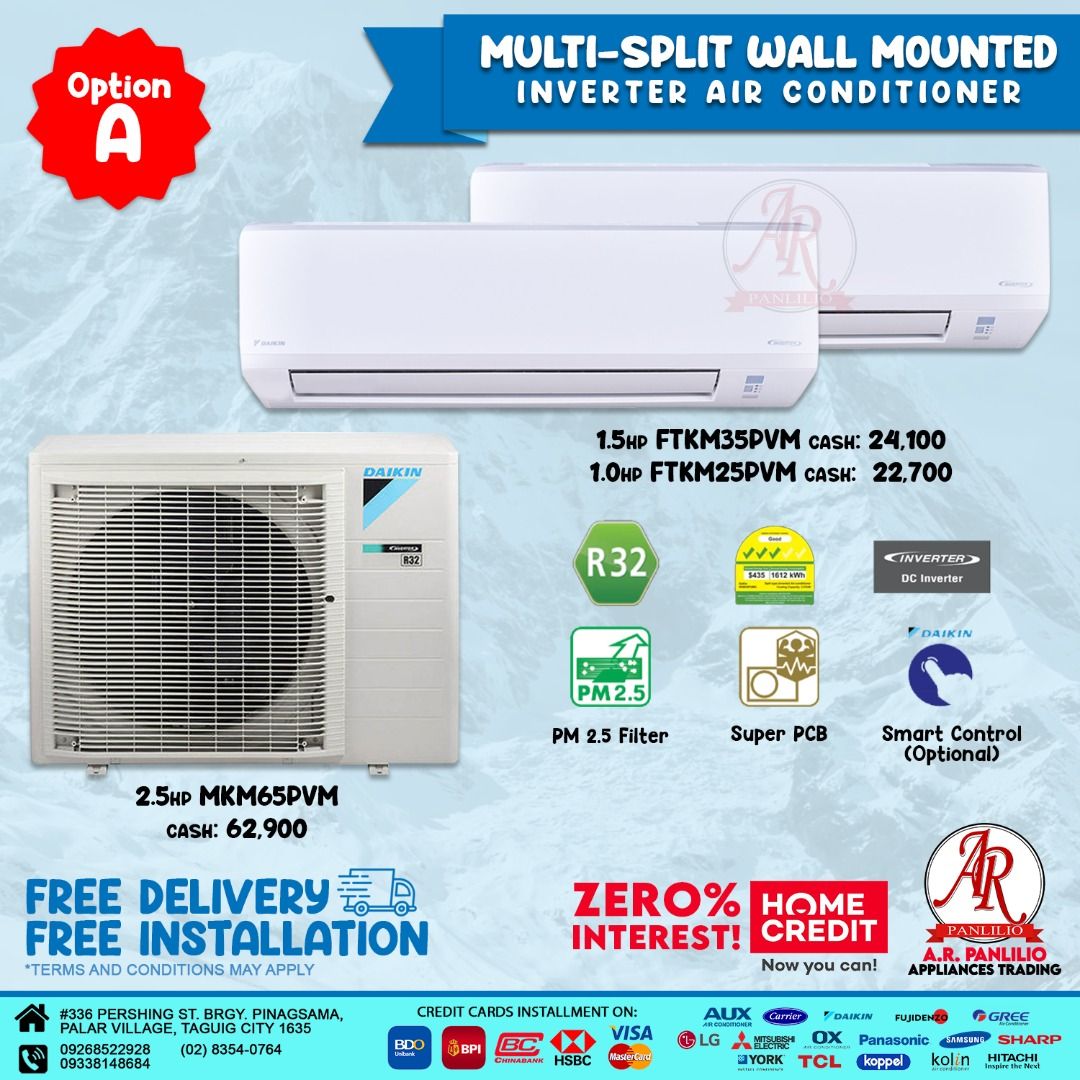 DAIKIN MULTI SPLIT INVERTER, TV & Home Appliances, Air Conditioning and ...