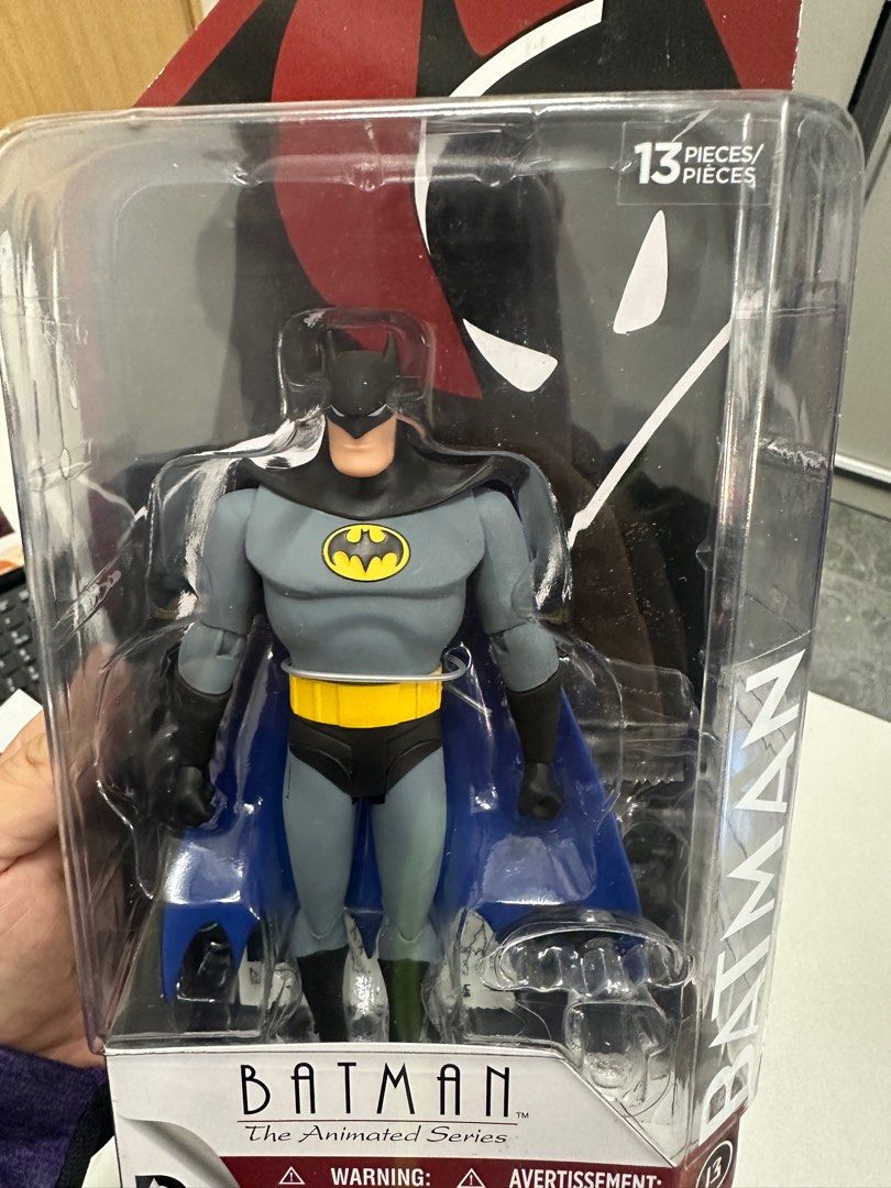 Dc collectibles Batman animated Batman, 興趣及遊戲, 玩具 & 遊戲類 - Carousell