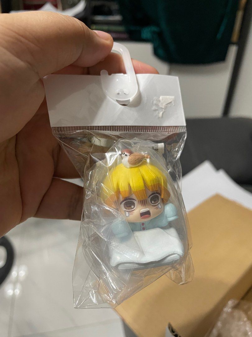 Demon slayer zenitsu chibi figure, Hobbies & Toys, Toys & Games on ...