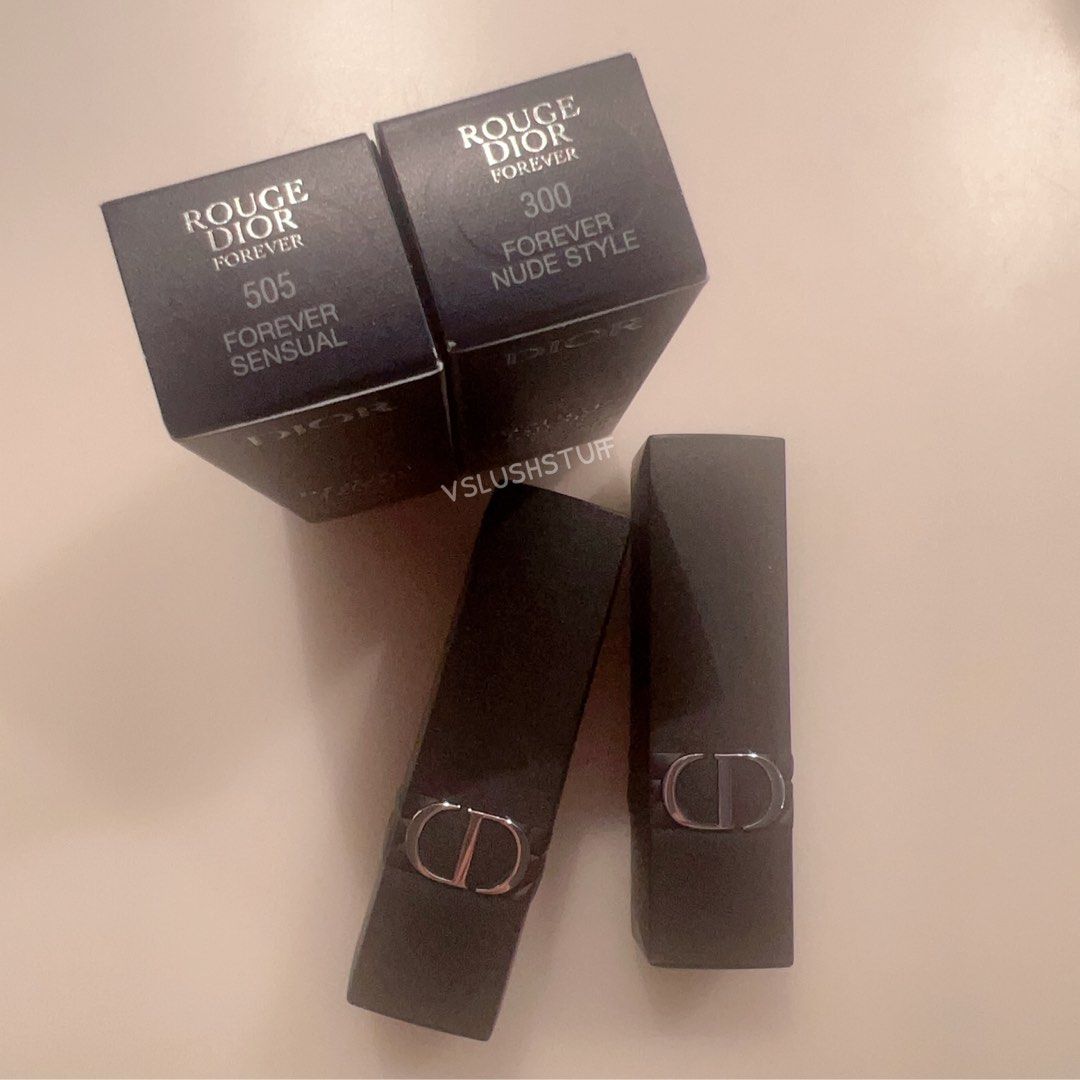 Rouge Dior Forever Transfer-proof Lipstick 300 / 505, Beauty & Personal ...