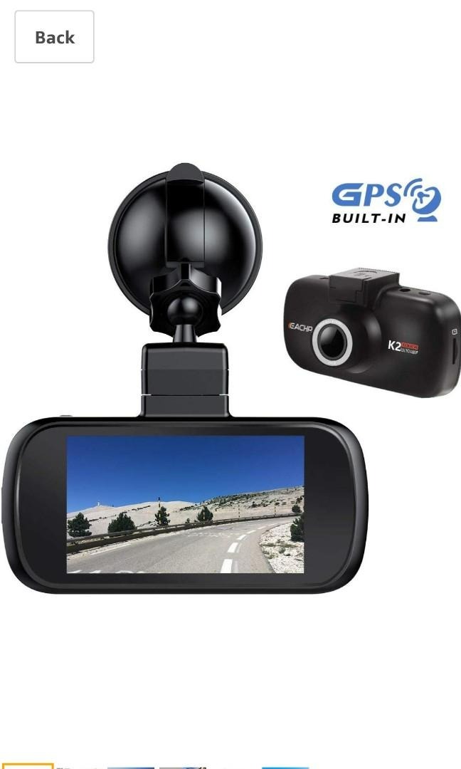 EACHPAI K2 Dash Camera FHD 3" IPS Touch Screen with Built-in GPS, Car Accessories, Accessories ...