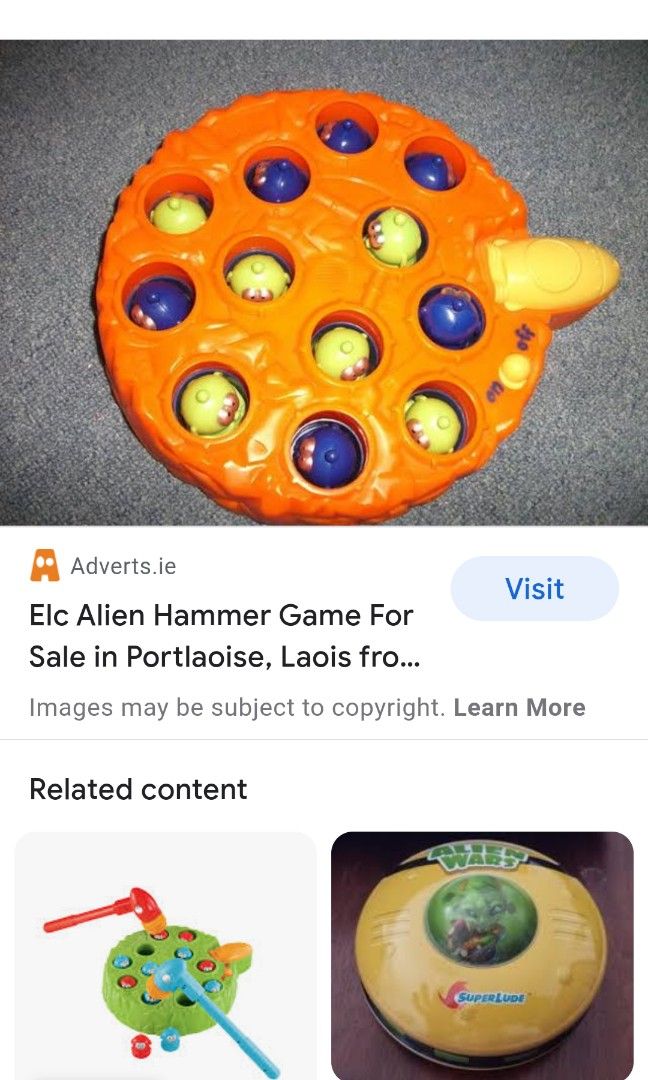 Elc alien hammer game (new ), Hobbies & Toys, Toys & Games on Carousell