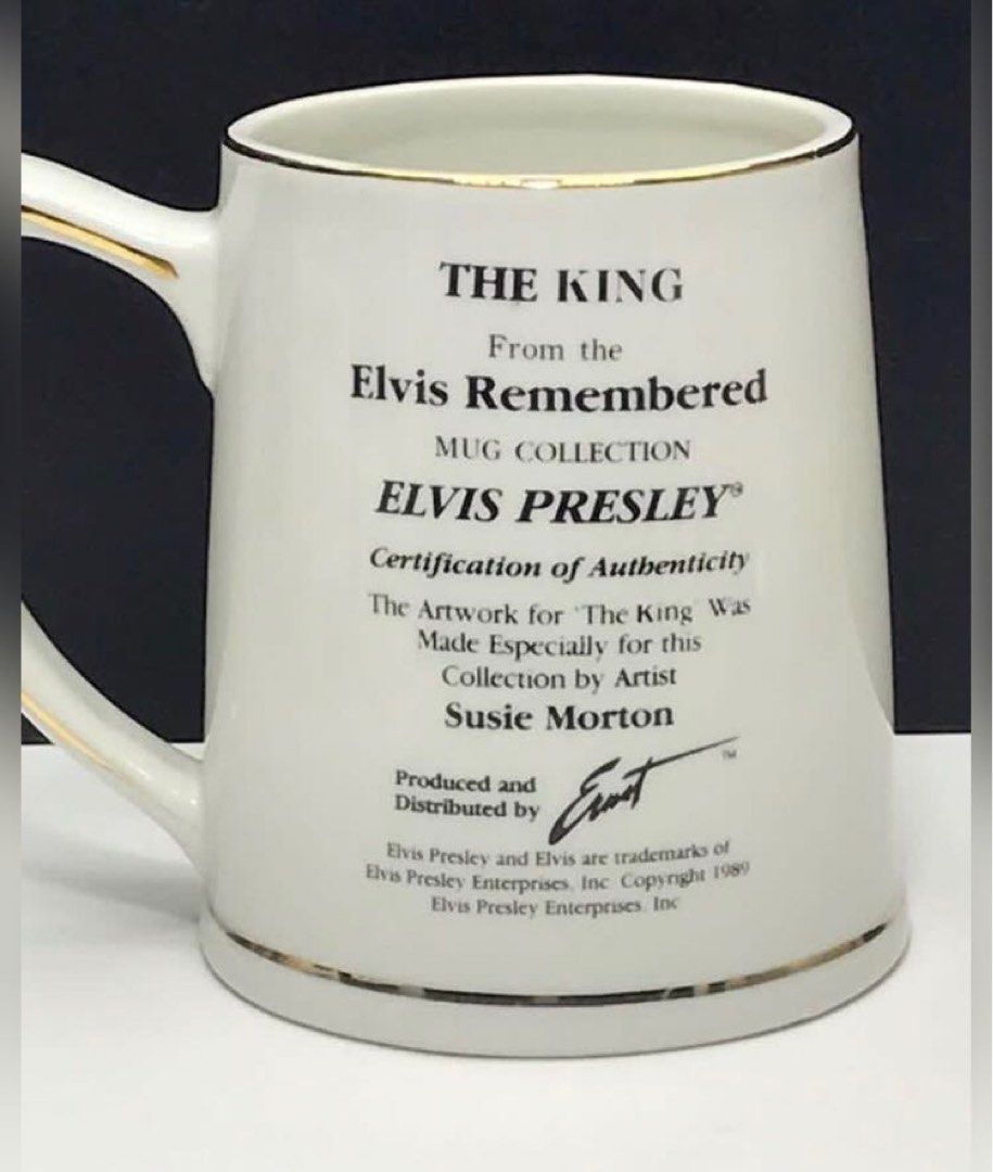 ELVIS PRESLEY MUG : The king - From The Elvis Remembered Mug Collection ...