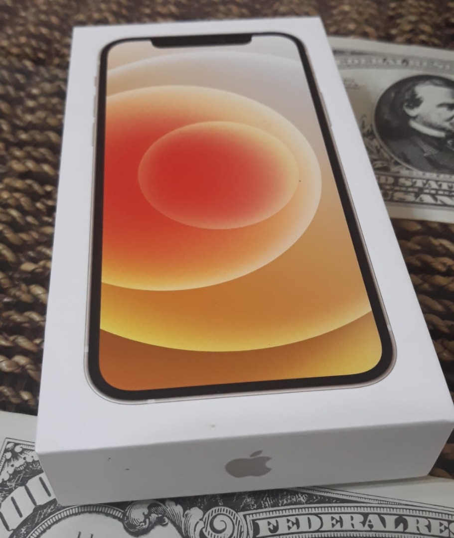 EMPTY BOX @ IPHONE 12 WHITE 128Gb, Furniture & Home Living, Home ...