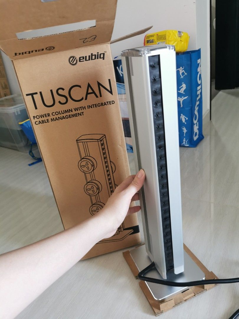 Eubiq Tower with cable management, TV & Home Appliances, Electrical ...